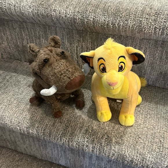 Disney | Toys | The Lion King Live Disney Plush Pumba And Simba | Poshmark